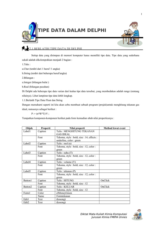 Diktat borlanddelphi 7 | PDF