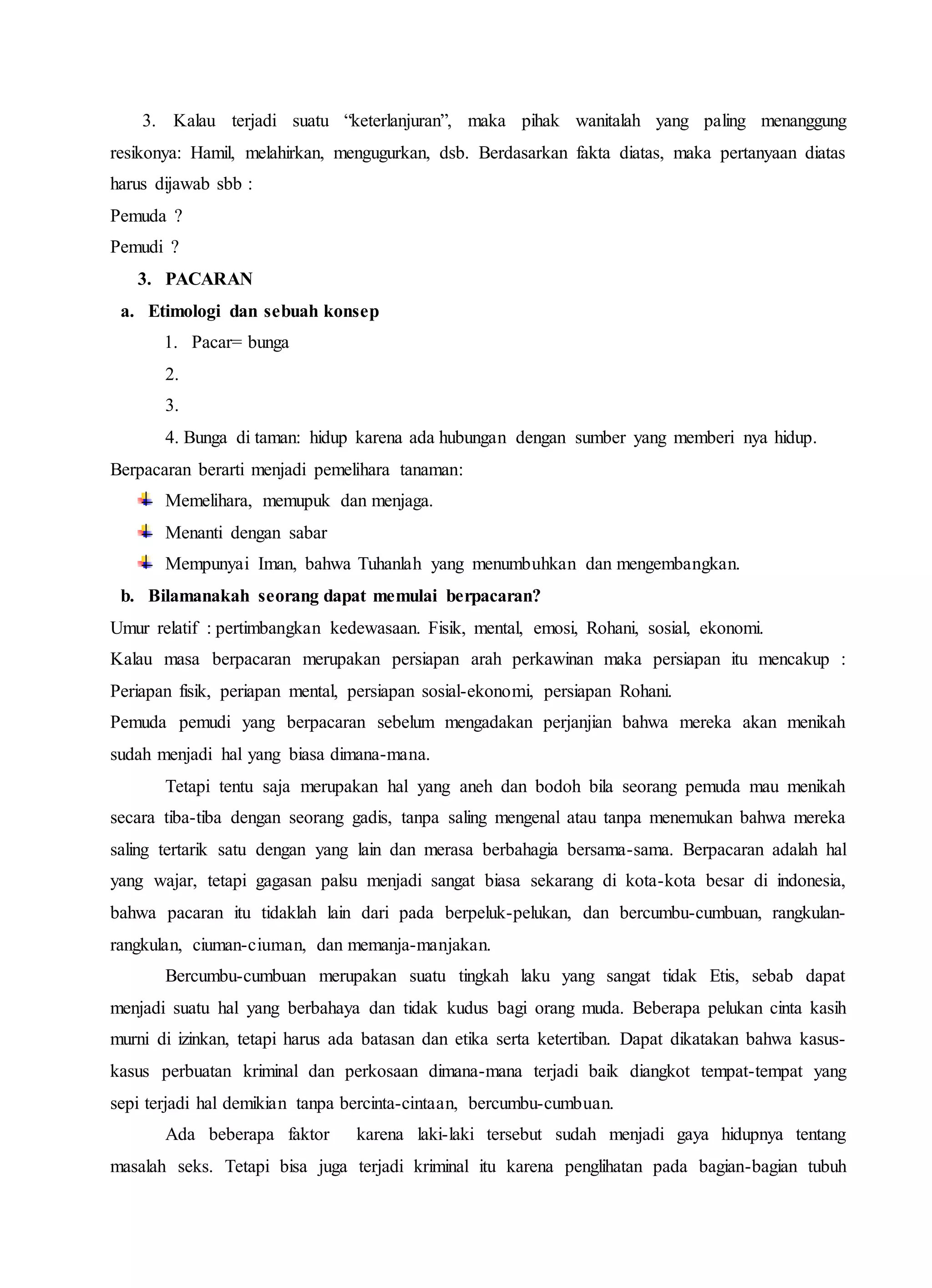 Etika Kristen Materi Kuliah | DOCX