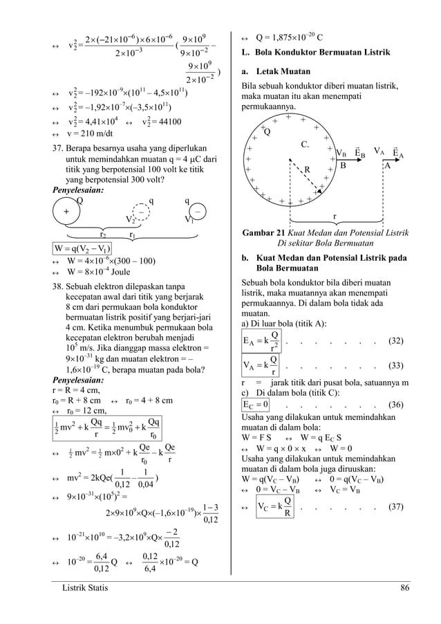 Diktat fisika 12 listrik statis | PDF
