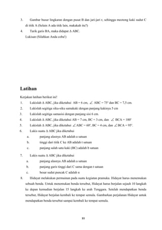 Contoh buku pelajaran Matematika tentang Geometri | PDF