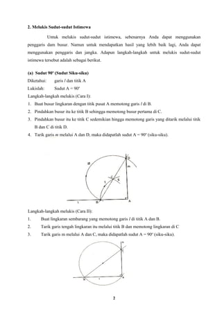 Contoh buku pelajaran Matematika tentang Geometri | PDF