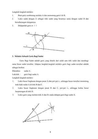 Contoh buku pelajaran Matematika tentang Geometri | PDF