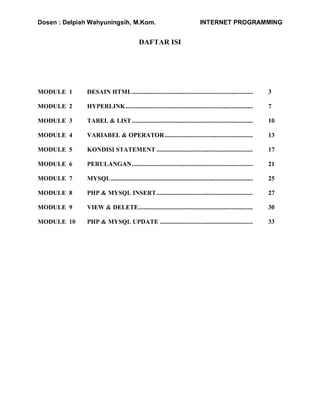 Internet Programming | PDF