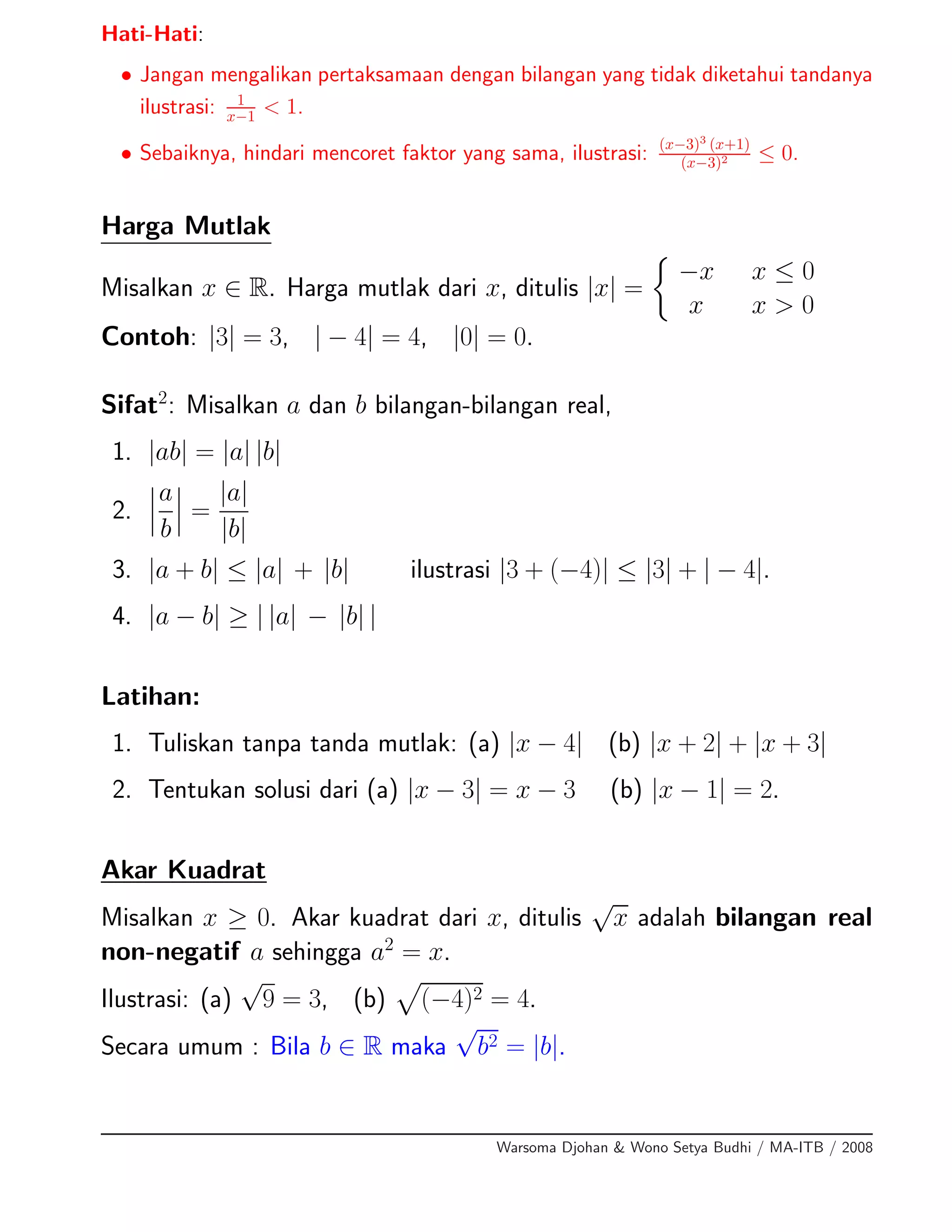 Diktat kalkulus 1 | PDF