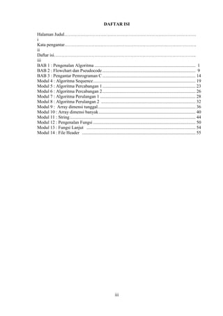 Diktat kuliah Algoritma dan Pemograman | PDF