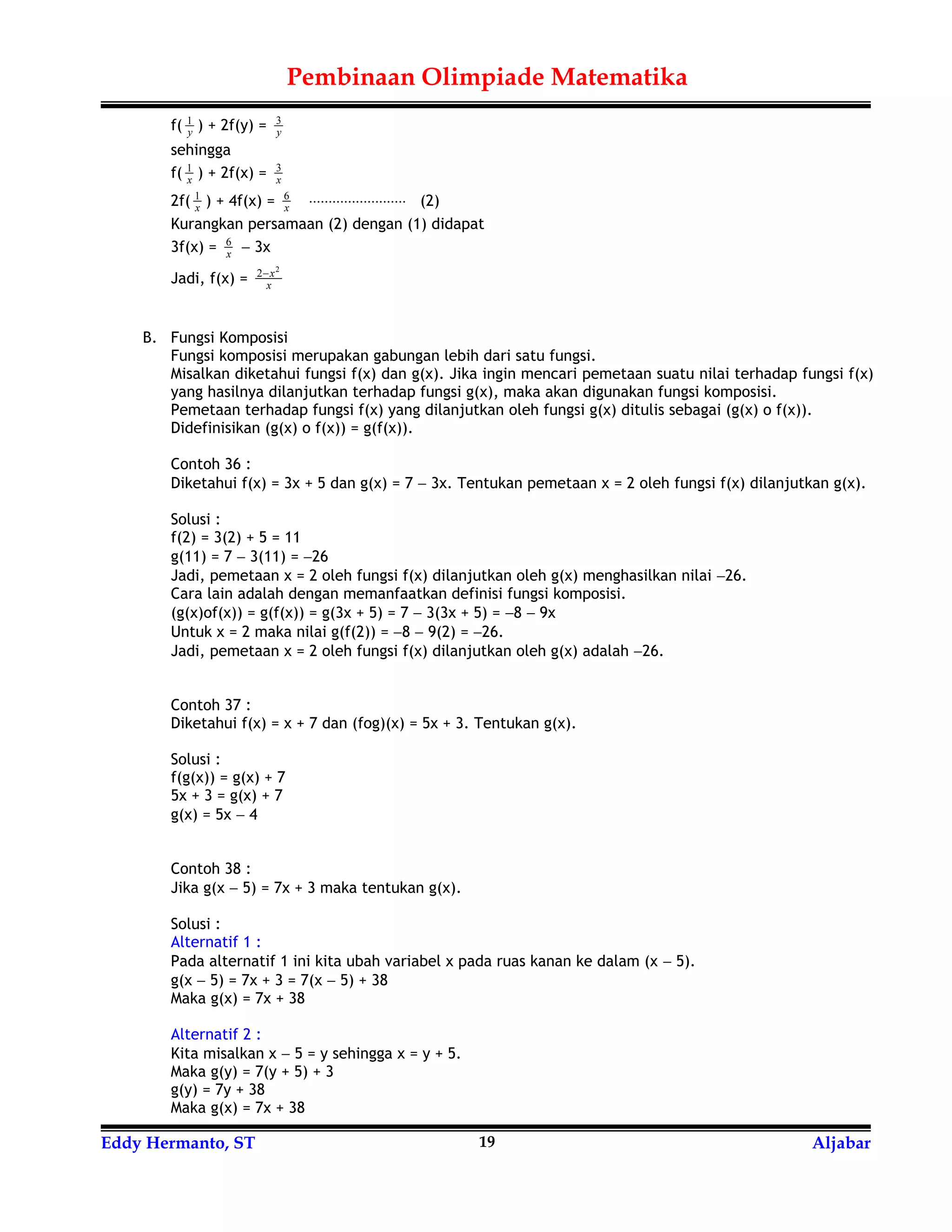 Diktat pembinaan olimpiade_matematika_ma | PDF
