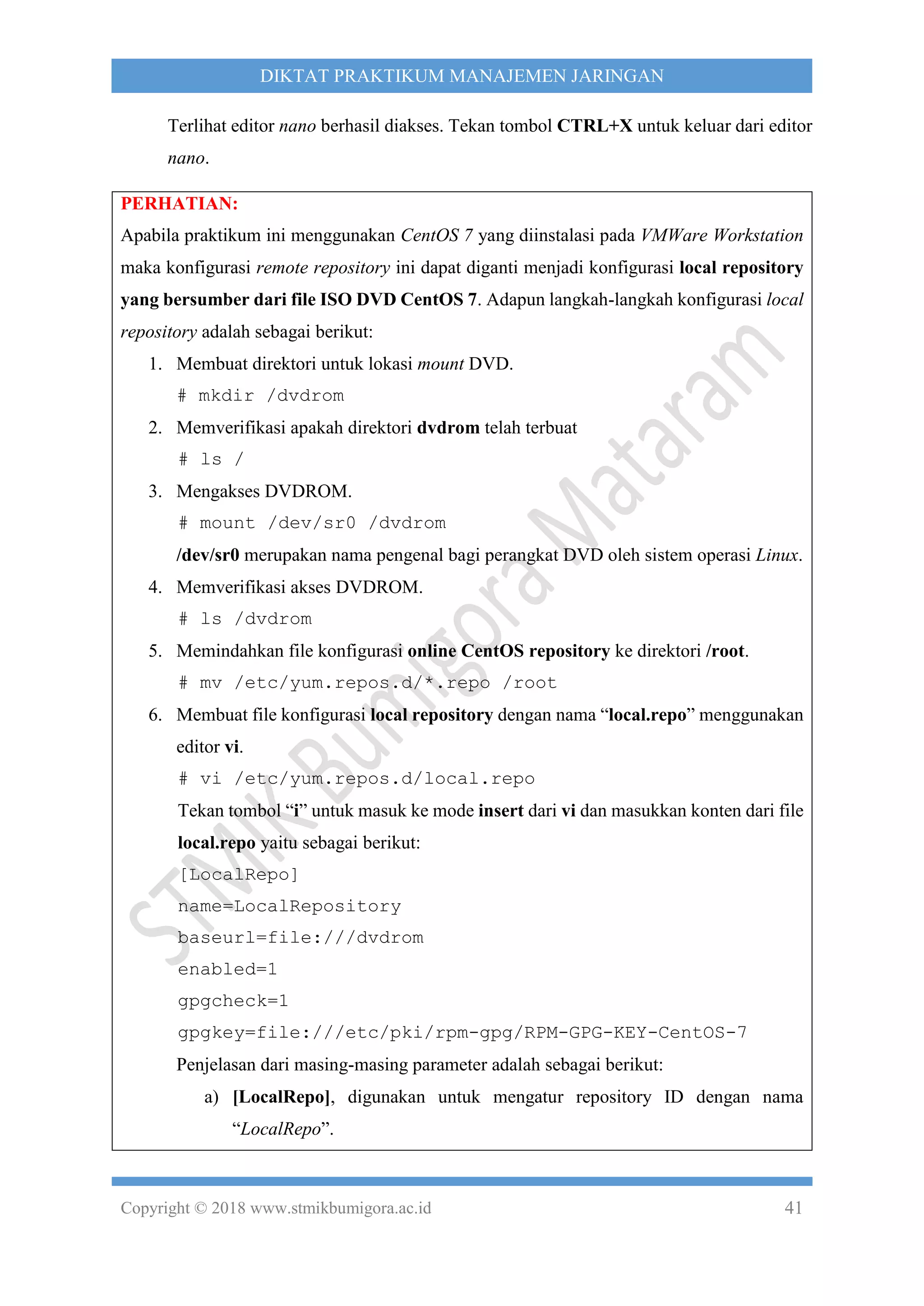 Diktat Praktikum Manajemen Jaringan | PDF