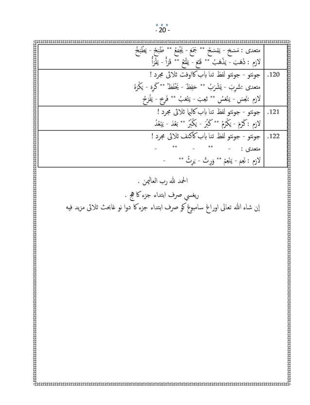 Diktat shorof 1 juz 1 | PDF