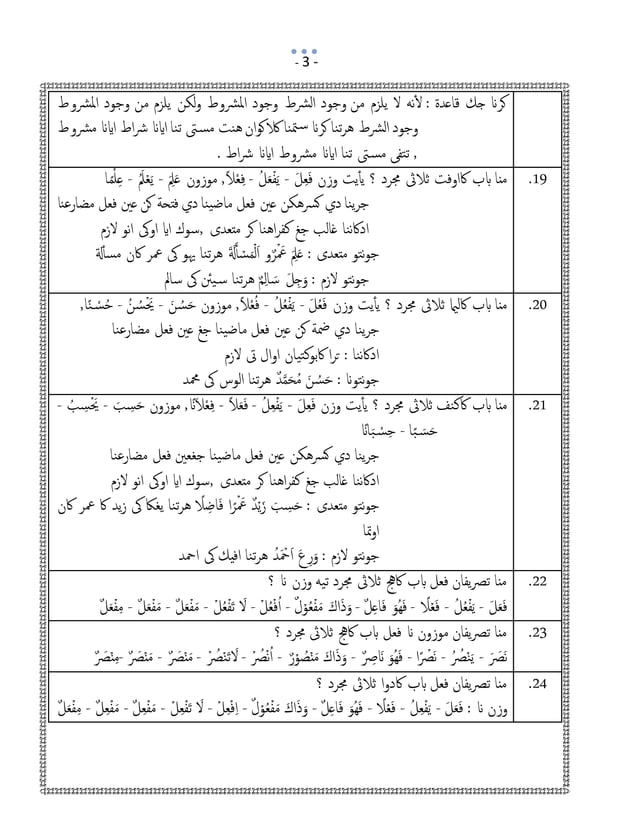 Diktat shorof 1 juz 1 | PDF