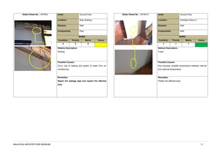 Architecture Museum Malacca Dilapidation Report | PDF