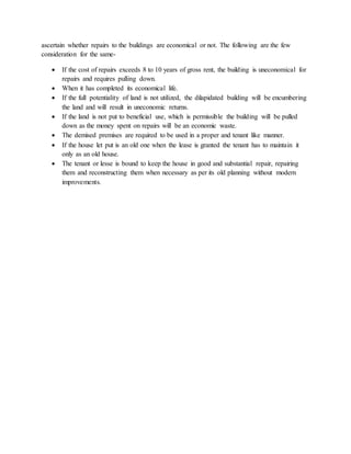 Dilapidation report | DOCX