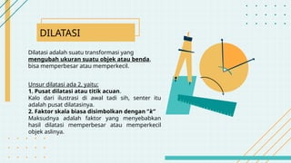 PENGERTIAN DILATASI DAN CONTOH SOAL.pptx
