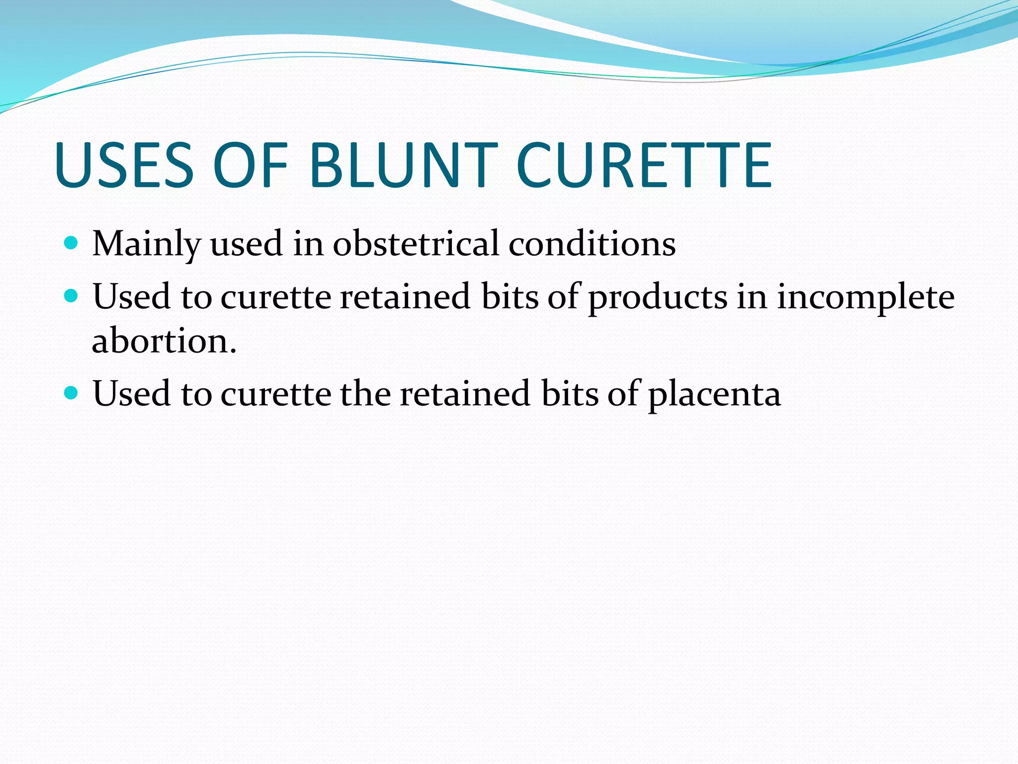 Dilatation and curettage | PPTX
