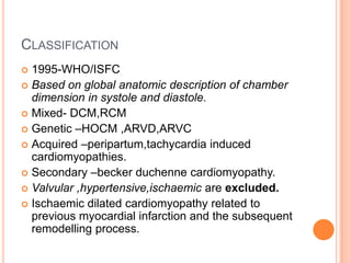 cardiomyopathy | PPTX