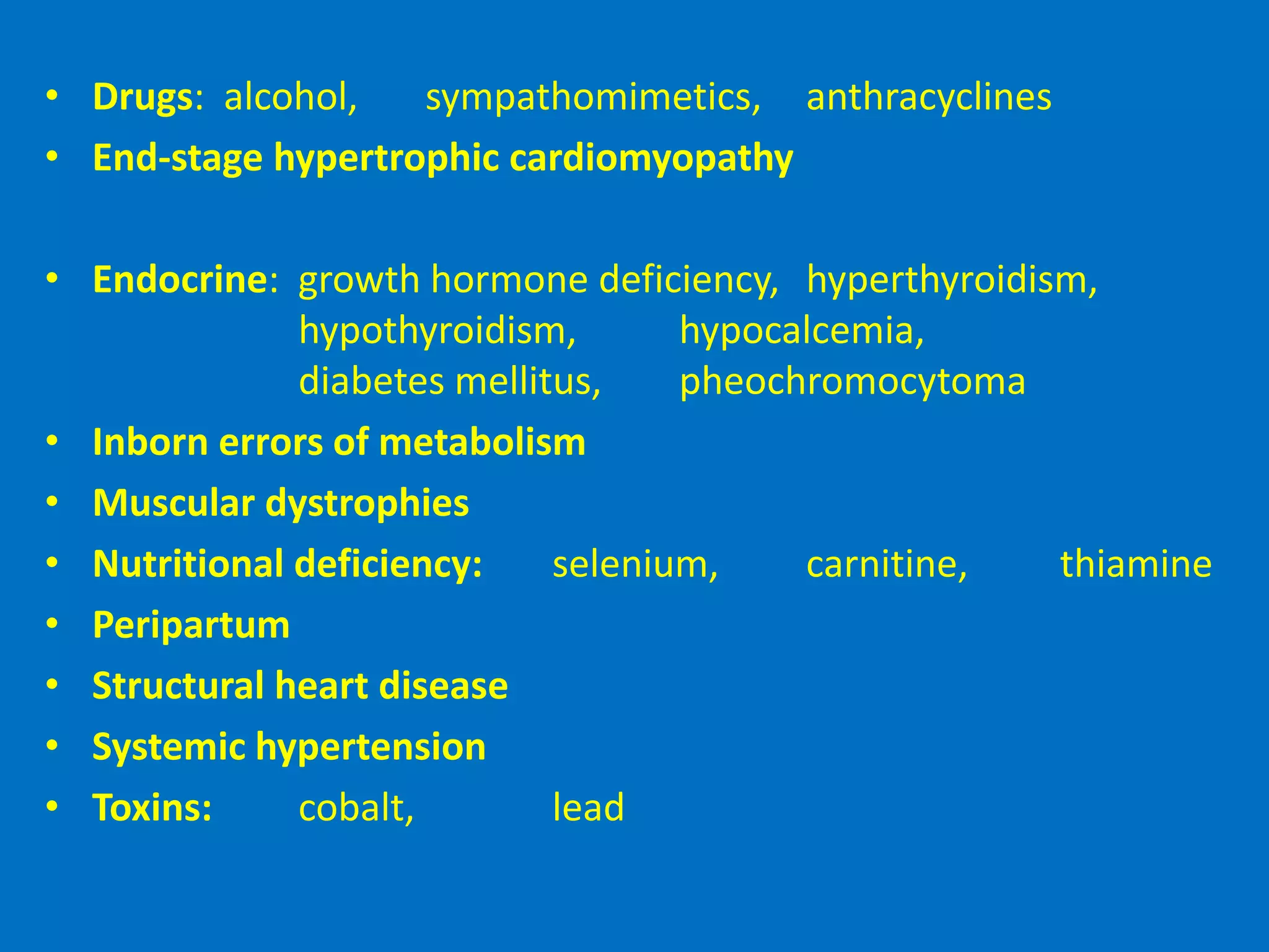 Dilated cardiomyopathy | PPTX