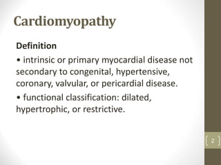 Dilated CMP case presentation and treatment .ppt
