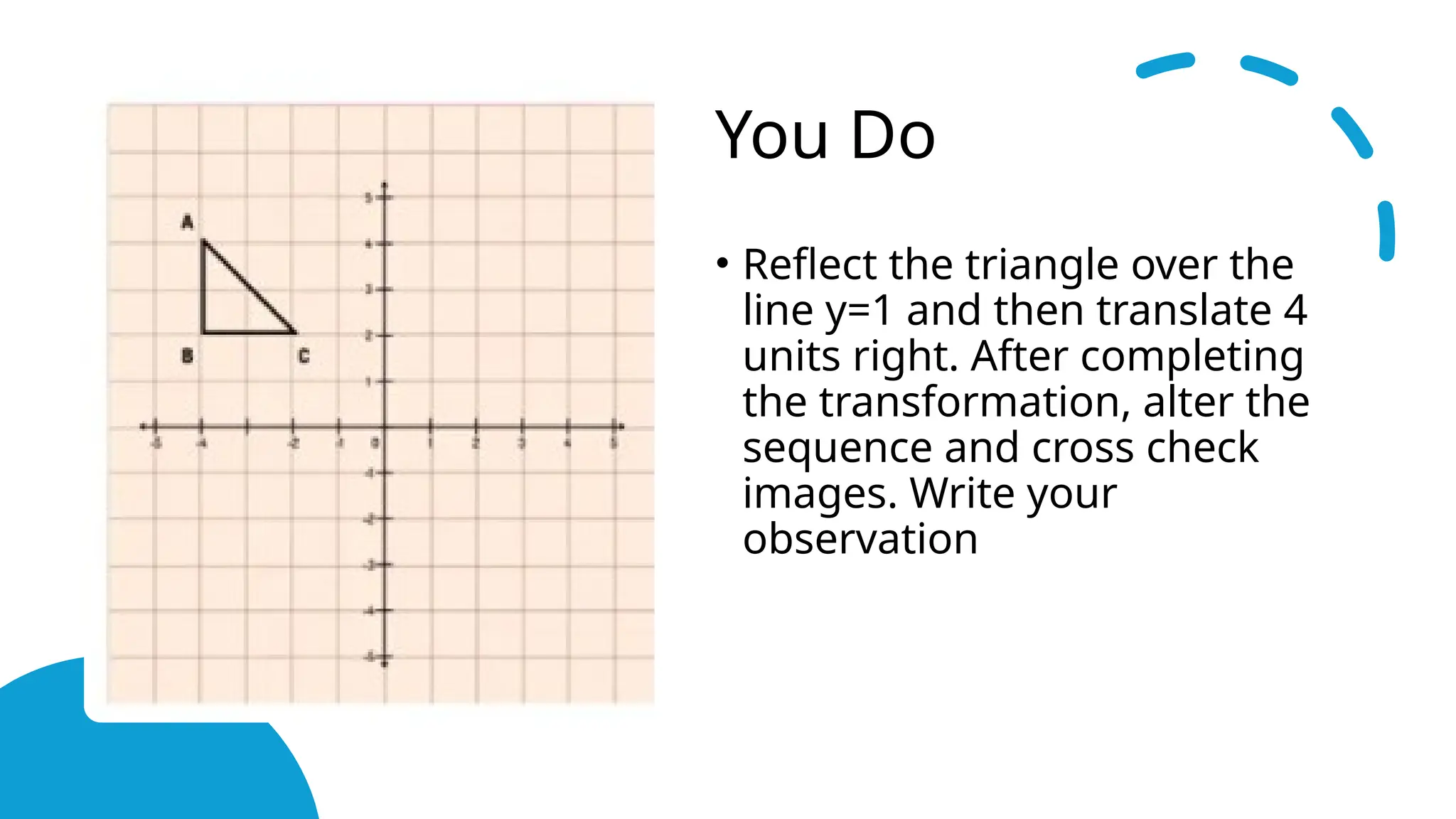 Dilation transformation for Class 8 geometry pptx | PPTX