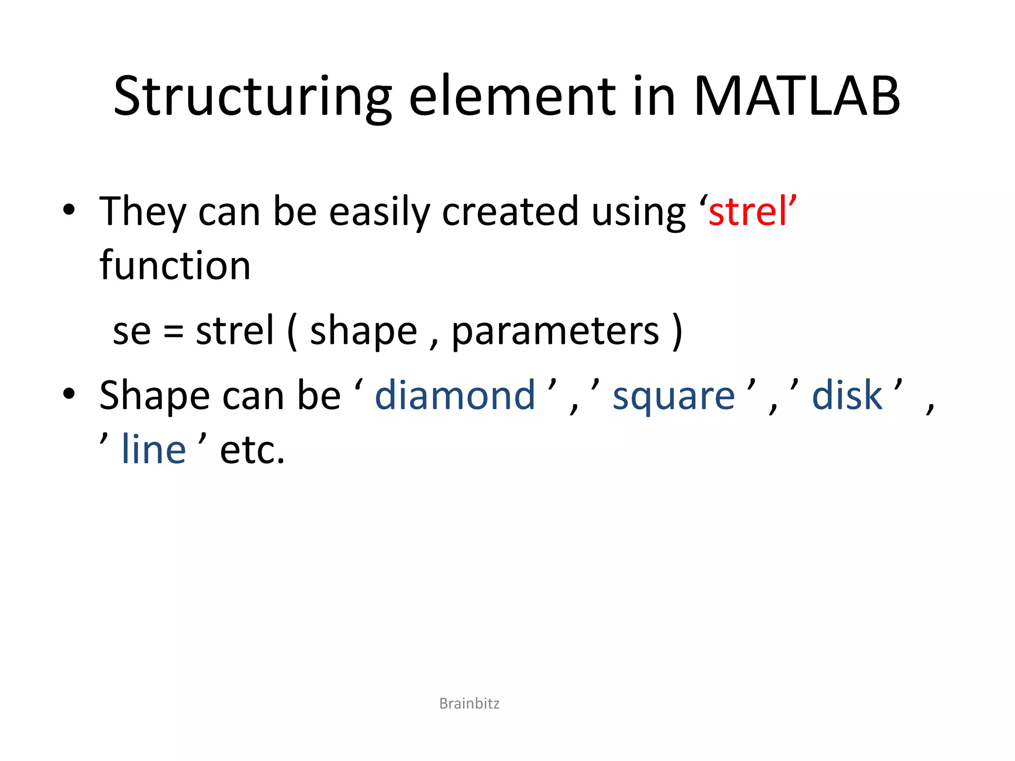 Dilation and erosion | PPTX