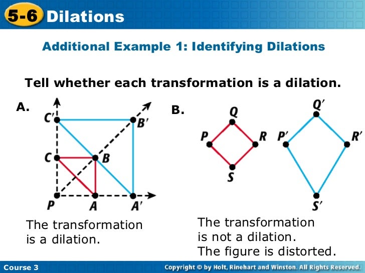 Dilations 1 dilations-1