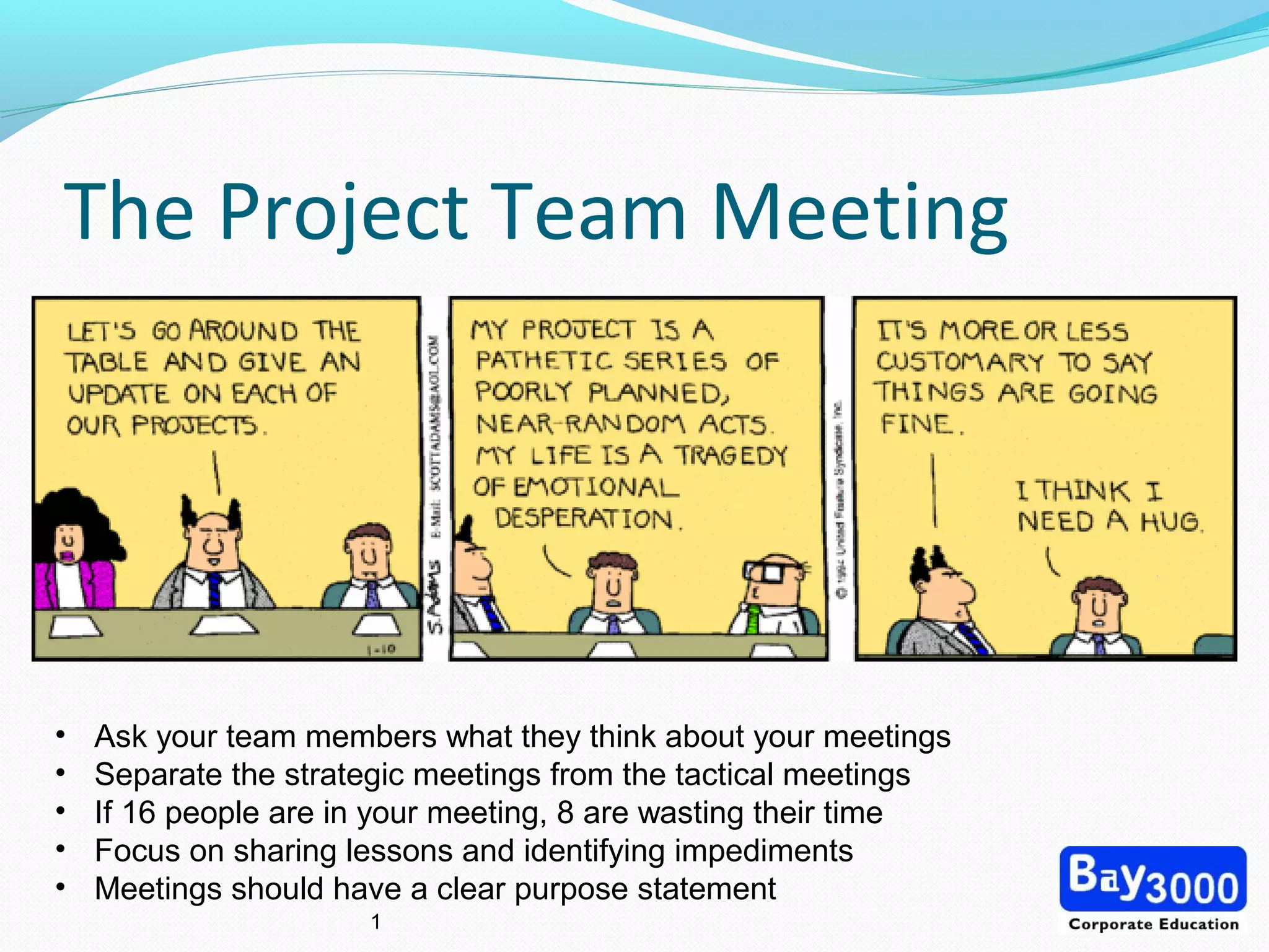 The Project Management Team Meeting | PPT