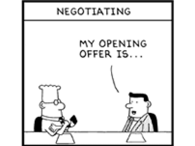 Dilbert Ruins The Negotiation | PPT