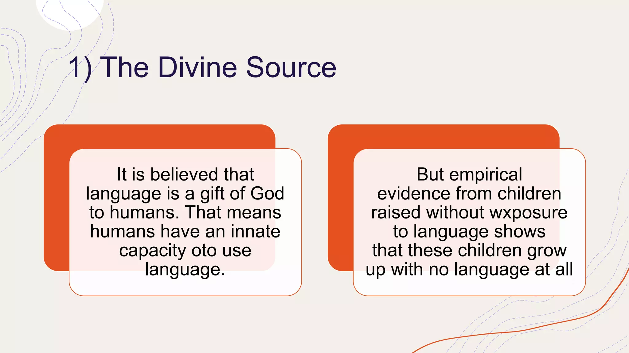 Origins of Human Speech | PPTX