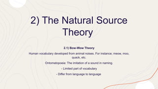Origins of Human Speech | PPTX