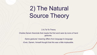 Origins of Human Speech | PPTX