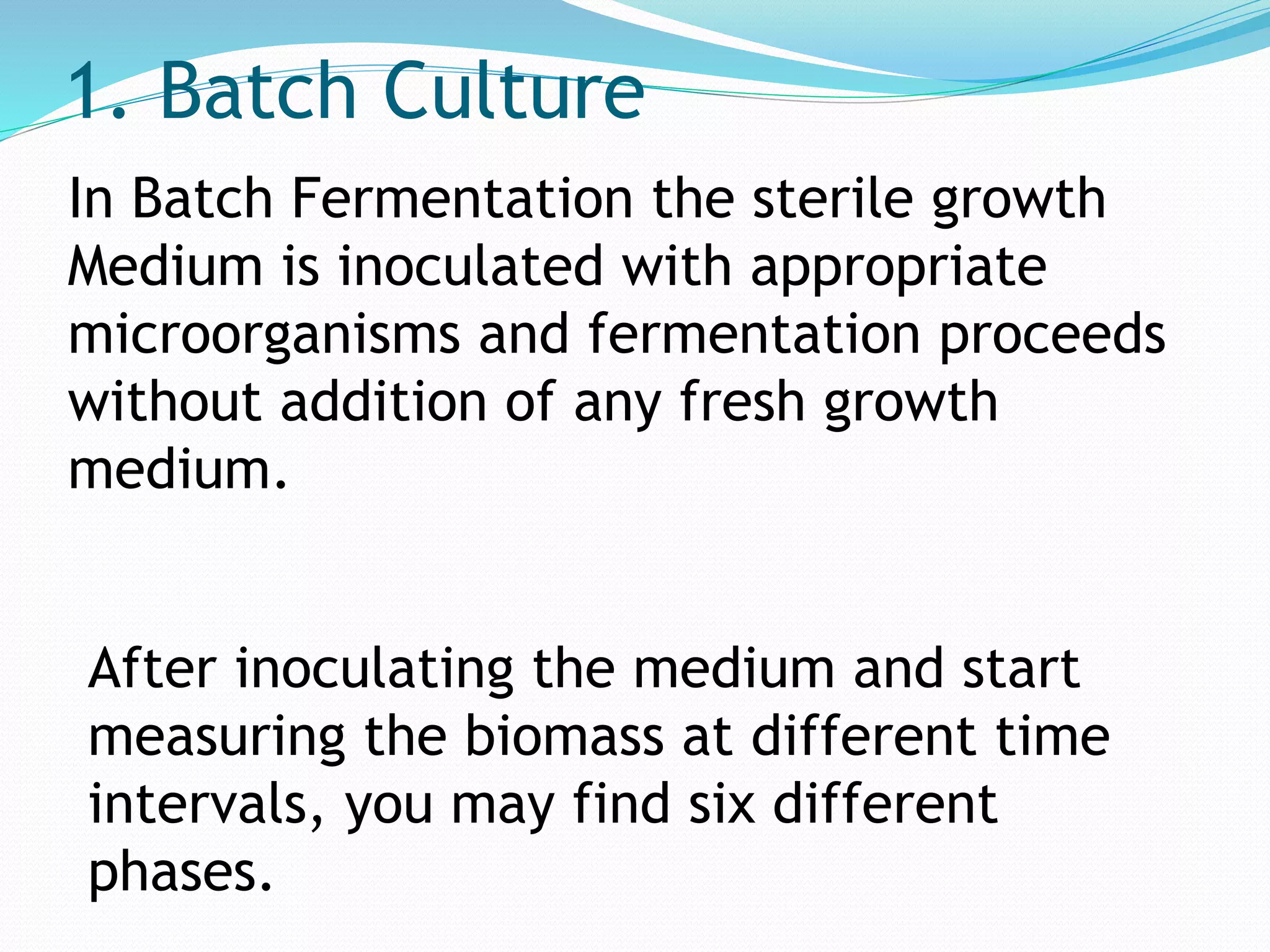microbial culture and its growth kinetics | PPTX