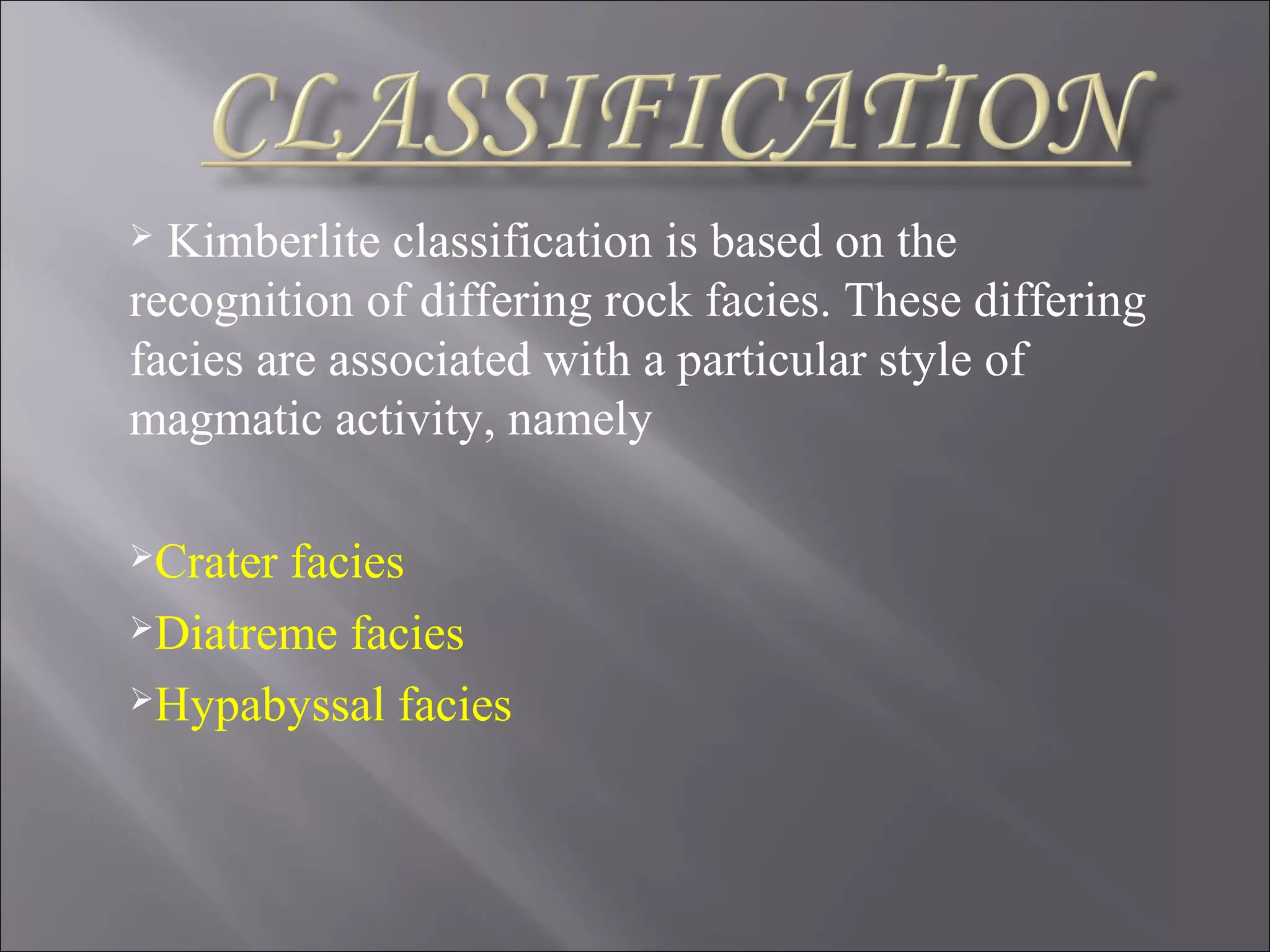 Kimberlites | PPT