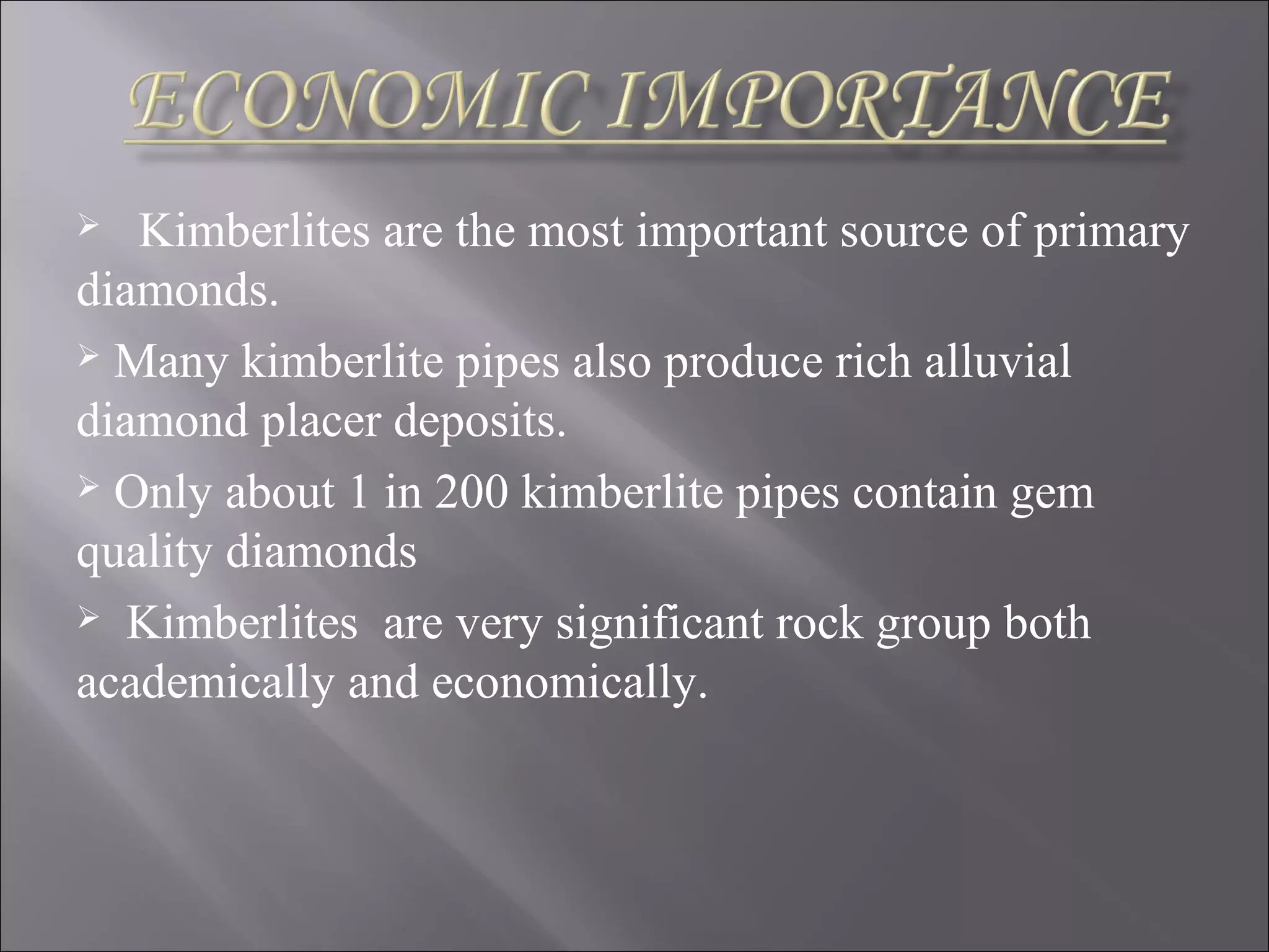 Kimberlites | PPT