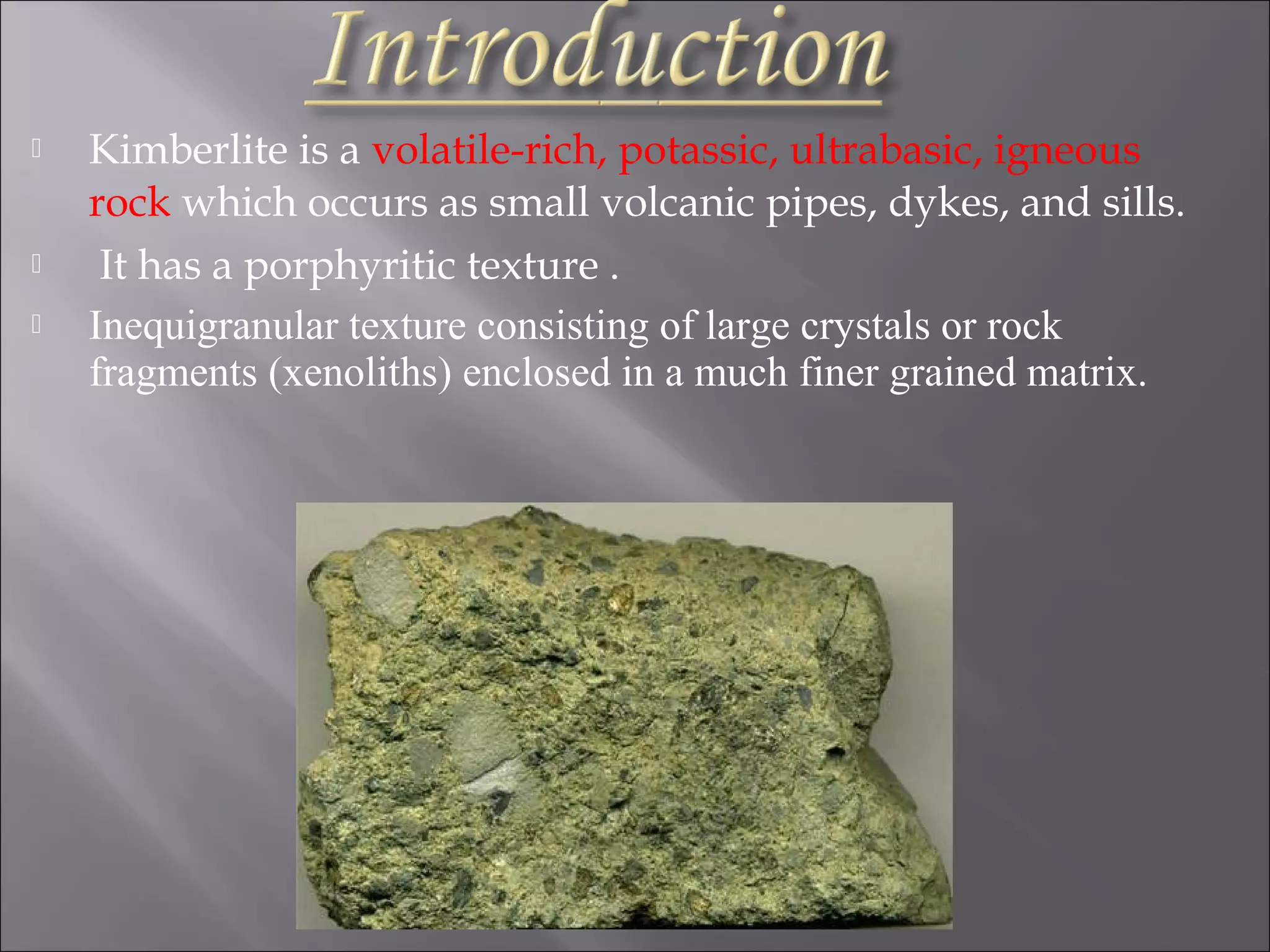 Kimberlites | PPT