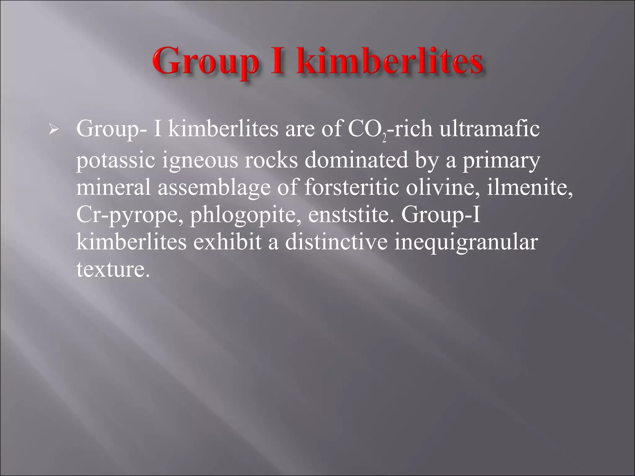 Kimberlites | PPT