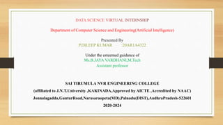 DILEEP DATA SCIERNCES PROJECT POWERPOINT PPT | PPT | Free Download