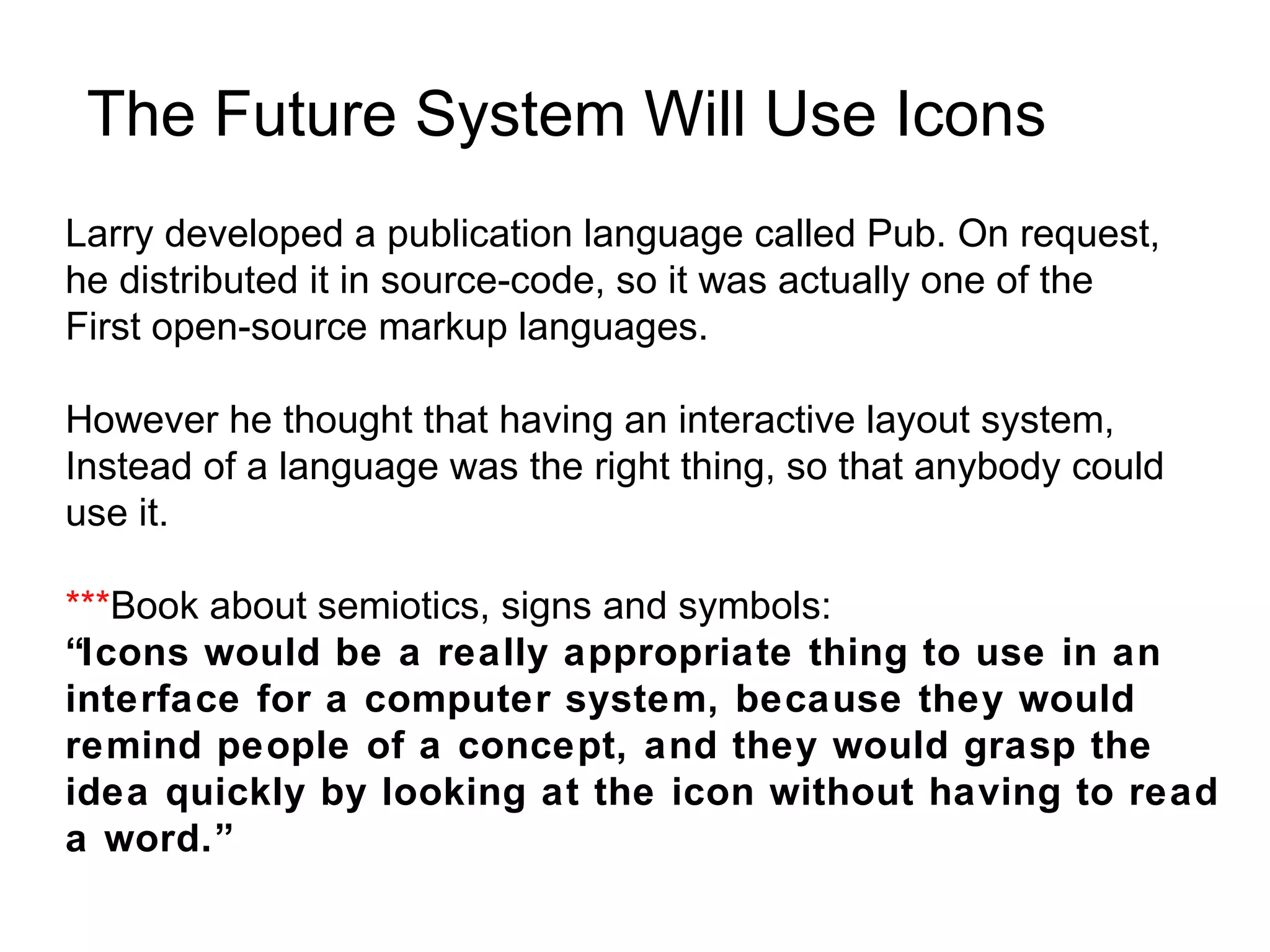Bill Moggridge-Designing interactions-the mouse and the desktop | PPT