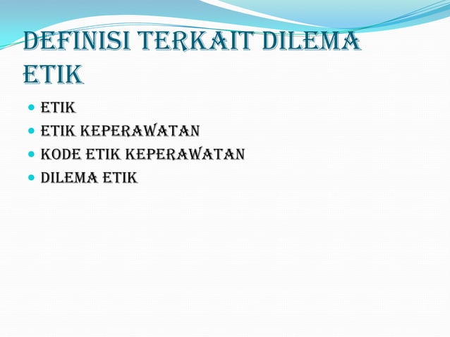 Dilema etik moral | PPTX
