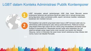 Dilema LGBT dalam Konteks Administrasi Publik Kontemporer | PPT