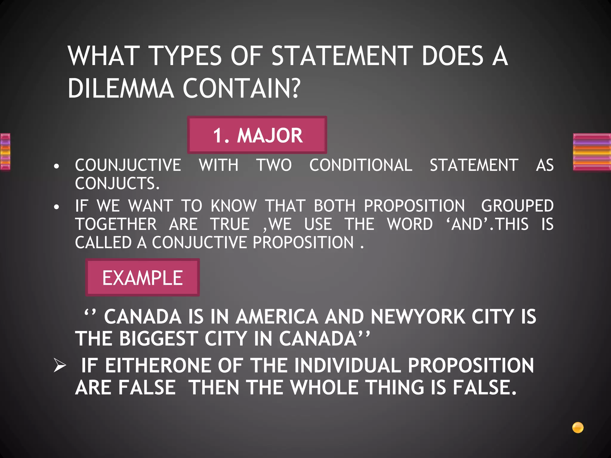 Dilemma in Logic | PDF