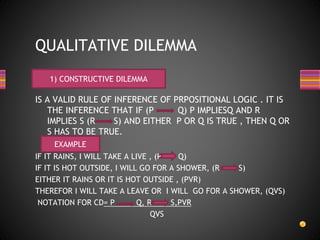 Dilemma in Logic | PDF