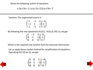 system of linear equations by Diler | PPT