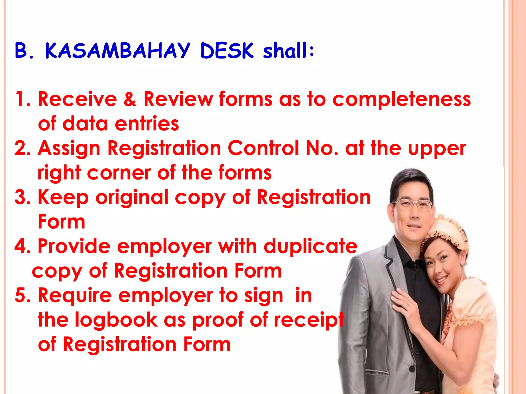 DILG on RA 10361: Batas Kasambahay(On Registration) | PPTX