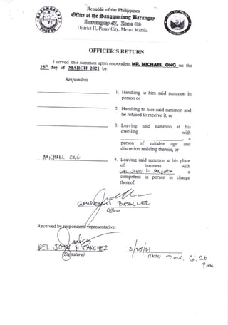 DILG MC 2002-150 | PDF