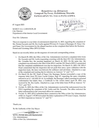 DILG MC 2002-150 | PDF