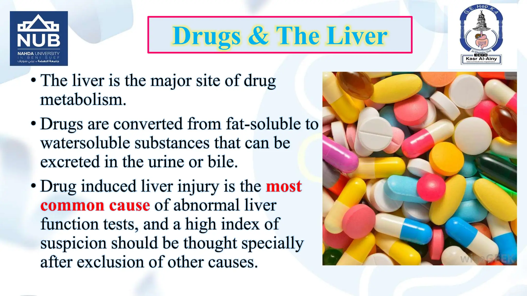 drug induced liver injury for undergraduates | PPT