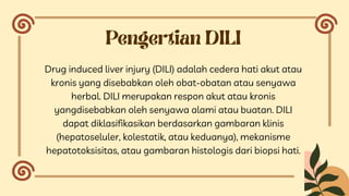 Drug Induced Liver Injury in Pharmacy Education | PPT