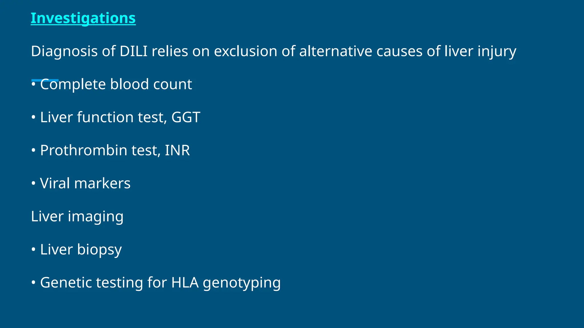 Drug induced liver injury : causes and management | PPT