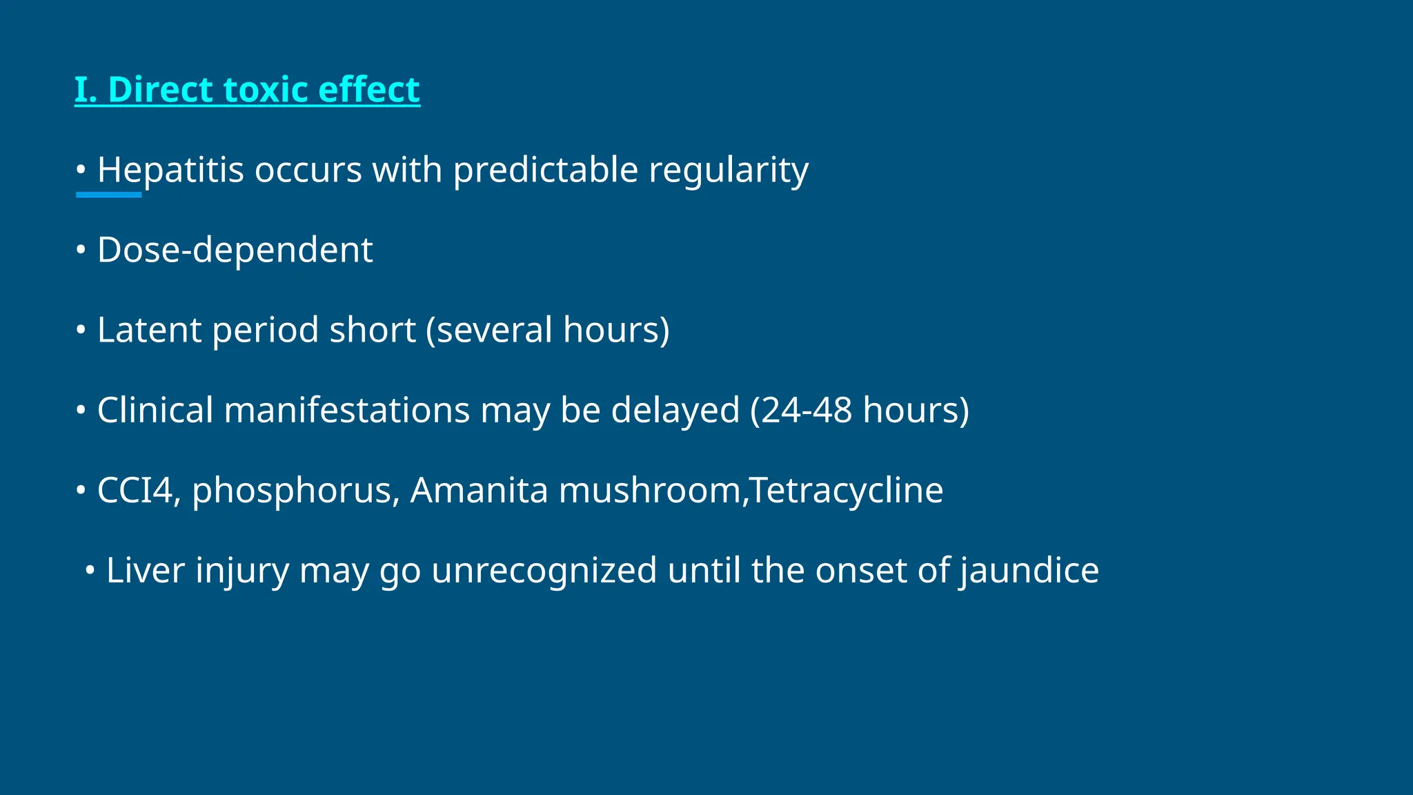 Drug induced liver injury : causes and management | PPT