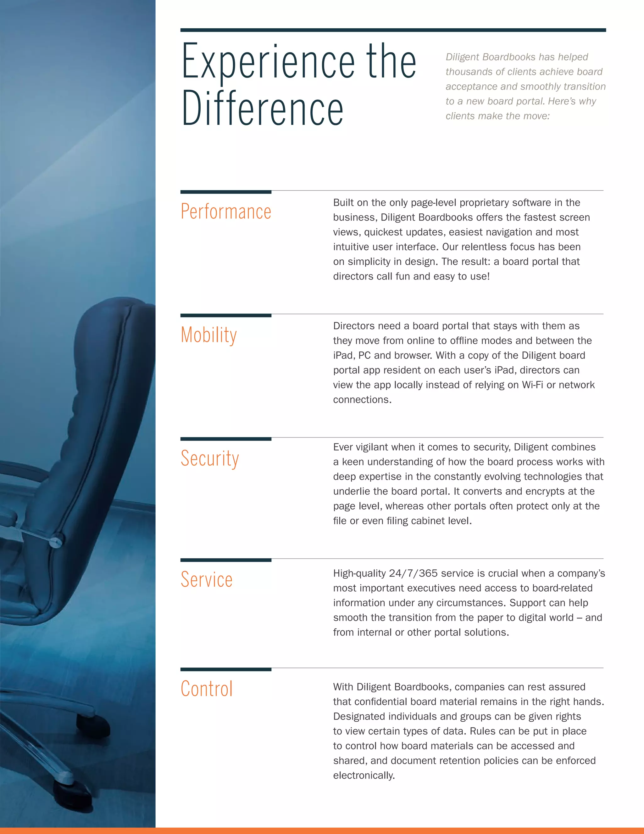 Diligent boardbooks brochure 2013 | PDF