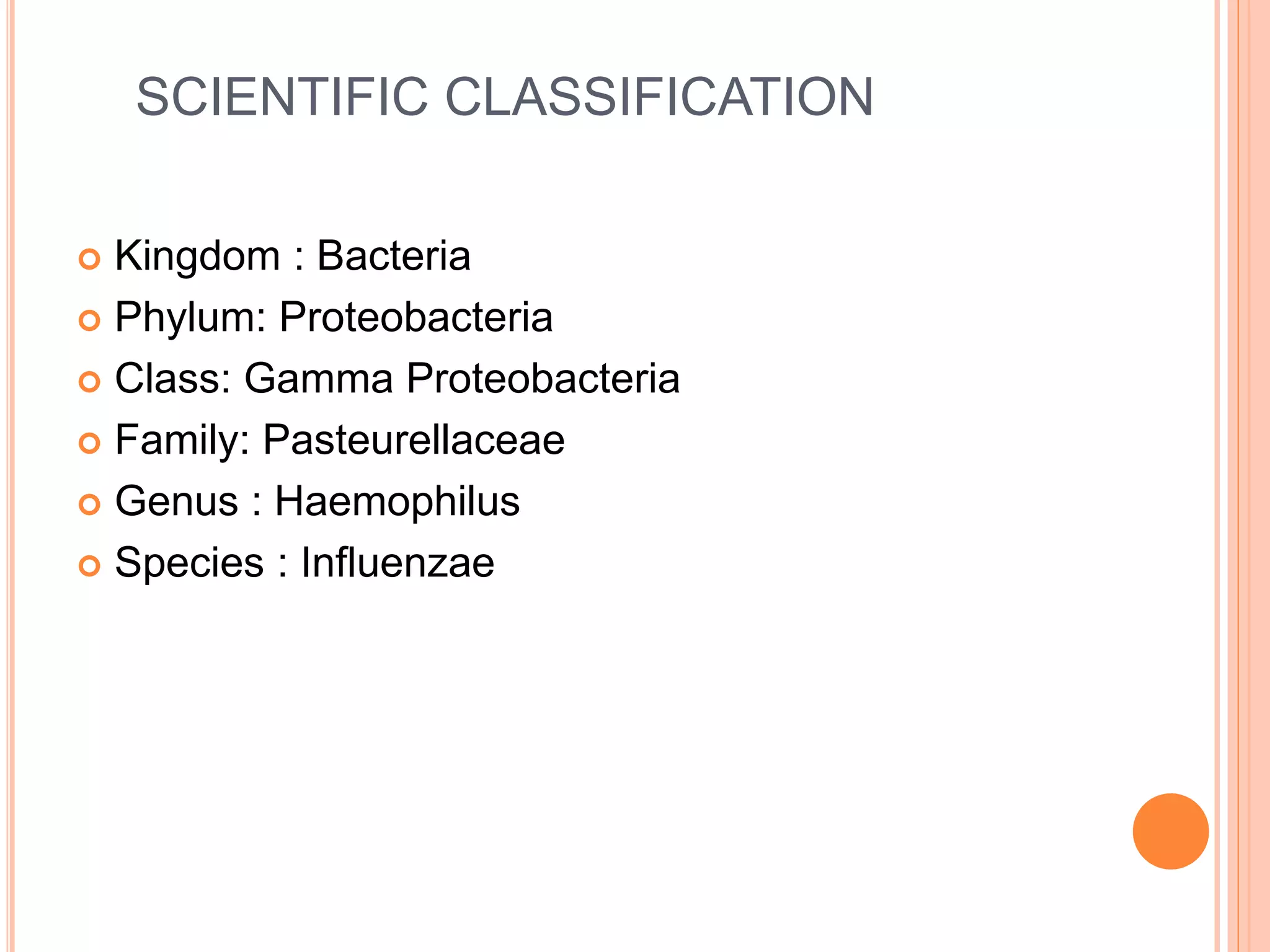 Haemophilus influenzae | PPTX