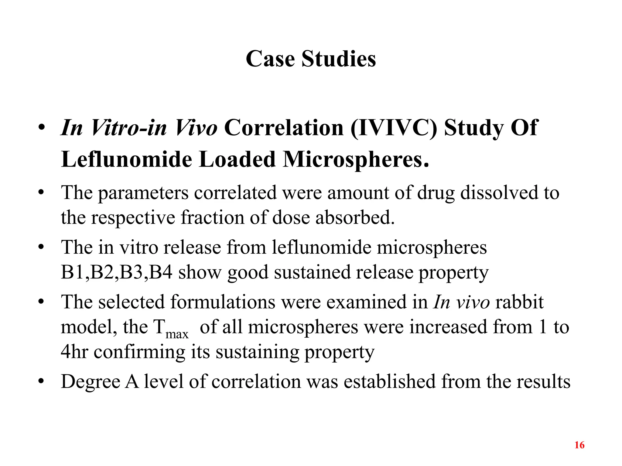 In-Vivo In-Vitro Correlation | PPTX